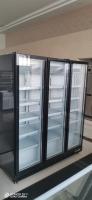 China Three Door 1800L Beer Upright Glass Door Freezer Beverage for sale