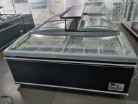 China Direct cooling Commercial Chest Freezer Glass Top for sale