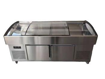 China Corrosion Resistant Butcher Meat Freezer 220V Electric for sale