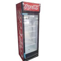 China 338L Drinks Glass Door Display Freezer Direct Cooling Single Door for sale