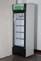 China 338L Drinks Glass Door Display Freezer Direct Cooling Single Door for sale