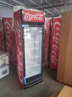 China 338L Drinks Glass Door Display Freezer Direct Cooling Single Door for sale