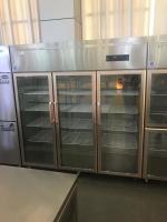 China 3 Doors Upright Stainless Steel Freezers For Restaurant Kitchen for sale
