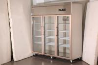 China 3 Doors Upright Stainless Steel Freezers For Restaurant Kitchen for sale