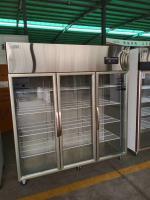 China 3 Doors Upright Stainless Steel Freezers For Restaurant Kitchen for sale