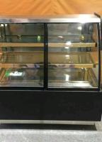 China Supermarket Acrylic Cake Display Cabinet Commercial Stainless Steel for sale