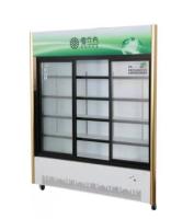 China 1168L Glass Door Display Freezer , 110V To 240V 3 Sliding Door Refrigerator for sale