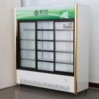 China 1168L Glass Door Display Freezer , 110V To 240V 3 Sliding Door Refrigerator for sale