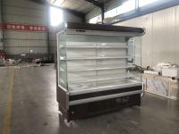 China 220V Air Curtain Cabinet 2 To 8 Degree Vegetable Display Freezer for sale