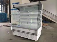 China 220V Air Curtain Cabinet 2 To 8 Degree Vegetable Display Freezer for sale
