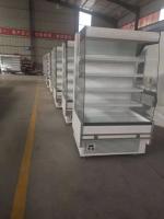 China 220V Air Curtain Cabinet 2 To 8 Degree Vegetable Display Freezer for sale