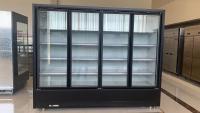 China Supermarket Air Curtain Cabinet R404A R134A Continuous Row for sale