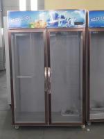 China Vertical 2 Door Commercial Display Fridge Restaurant 1260L for sale