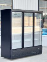 China Supermarket Glass Door Upright Fridge 4 Doors 110V To 240V for sale