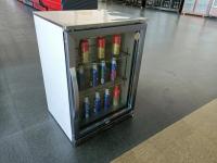 China Small Bar Upright Glass Door Freezer 108L 2 To 8 Degree for sale