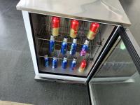 China Small Bar Upright Glass Door Freezer 108L 2 To 8 Degree for sale