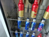 China 230L Upright Display Bar Fridge With Glass Door Stainless Steel R600a R134a for sale