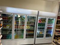 China An Economical Refrigerated Freezer Display Cabinet Direct Cooling High-Capacity for sale