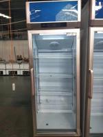 China Single Door Glass Door Refrigerated Beverage Display Commercial Cabinet for sale