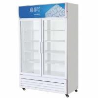 China Double glass doors Economic display type refrigerate and preserve freshness beer cabinet for drinks for sale