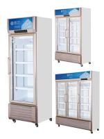 China Luxury golden beverage cabinet Wine cabinet display cabinet refrigerated fresh for sale