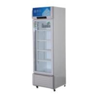 China Blue Refrigerated Display Cabinet Beverage Cabinet for sale