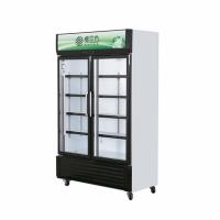 China Green space sliding door keep fresh and refrigerate cold beer drinks cabinet for sale