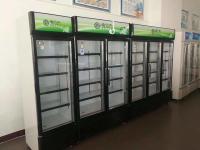 China Green space sliding door keep fresh and refrigerate cold beer drinks cabinet for sale