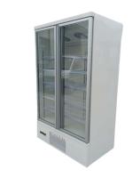 China White Series Double Door Air Cooled Frost-Free Refrigeration Facilities Display Cabinet for sale