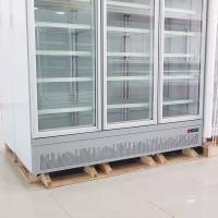 China Under unit Convenience three glass doors Refrigerated stereoscopic display cabinet for sale
