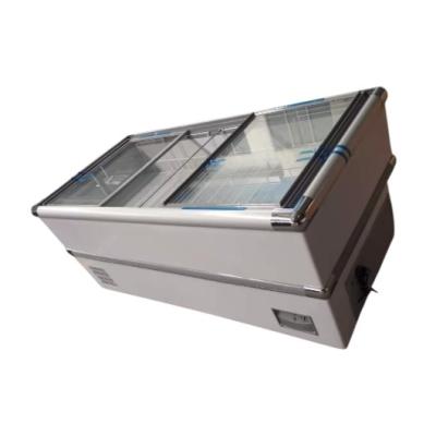 China Direct Cooling Commercial Supermarket Dedicated Large Capacity Display Freezer Freezer for sale