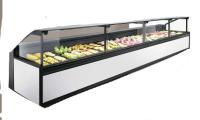 China Trapezoidal Duck Neck Marinated Preservation Cabinet Display Cabinet for sale