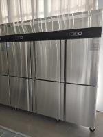 China Stainless steel six door meat ice cream fresh-keeping freezer for sale