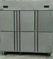 China Stainless steel six door meat ice cream fresh-keeping freezer for sale