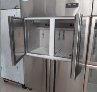 China Commercial Upright Four Door Refrigerator High Capacity Refrigerated for sale