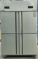 China Kitchen Commercial Vertical Freezer Four Doors Full Body Stainless Steel for sale
