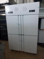 China Kitchen Commercial Vertical Freezer Four Doors Full Body Stainless Steel for sale