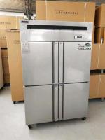 China Four Doors Stainless Steel Double Temperature Large Capacity Refrigerator Freezer Commercial for sale