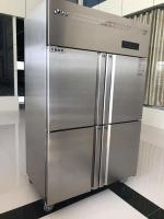 China Four Doors Stainless Steel Double Temperature Large Capacity Refrigerator Freezer Commercial for sale