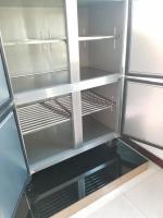 China Four Doors Stainless Steel Double Temperature Large Capacity Refrigerator Freezer Commercial for sale
