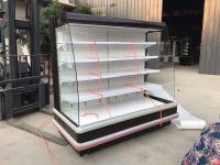 China No door can splice super practical supermarket fruits and vegetables preservation display wind screen cabinet for sale