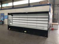 China No door can splice super practical supermarket fruits and vegetables preservation display wind screen cabinet for sale