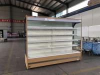 China No door can splice super practical supermarket fruits and vegetables preservation display wind screen cabinet for sale