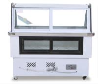 China Hot ice cream dipping sauce cabinet display fridge cake display cabinet ice porridge cabinet large capacity multi bucket for sale