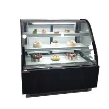 China Open the door cake cabinet, air cooled refrigerator, table, room temperature west pastry for sale