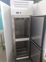China Stainless Steel Vertical Small Size Large Capacity Refrigerator Freezer Commercial Home Refrigeration Facilities for sale