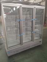 China Beverage Glass Door Display Freezer Air Cooled For Supermarket Restaurant Store for sale