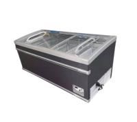 China Seafood Fish Glass Door Display Freezer Low Temperature Commercial for sale