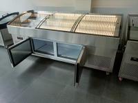 China Stainless Steel Stepped Display Refrigeration Facilities 2m for sale