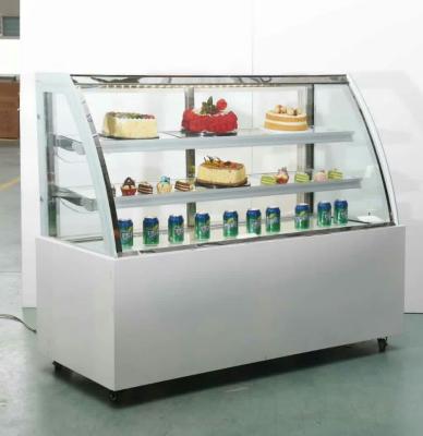 China Commercial Pastry Display Case Air Cooling for sale